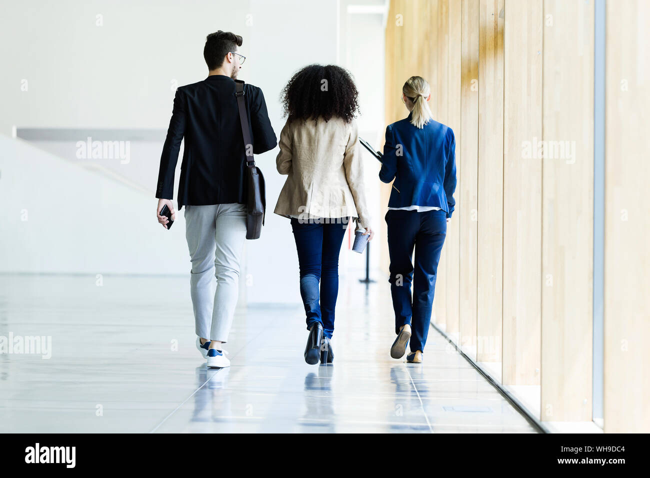 People Walking And Talking
