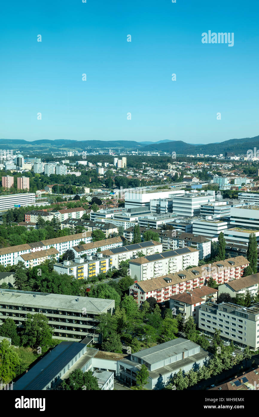 Cityscape over Basel in a Sunny Day in Switzerland Stock Photo - Alamy