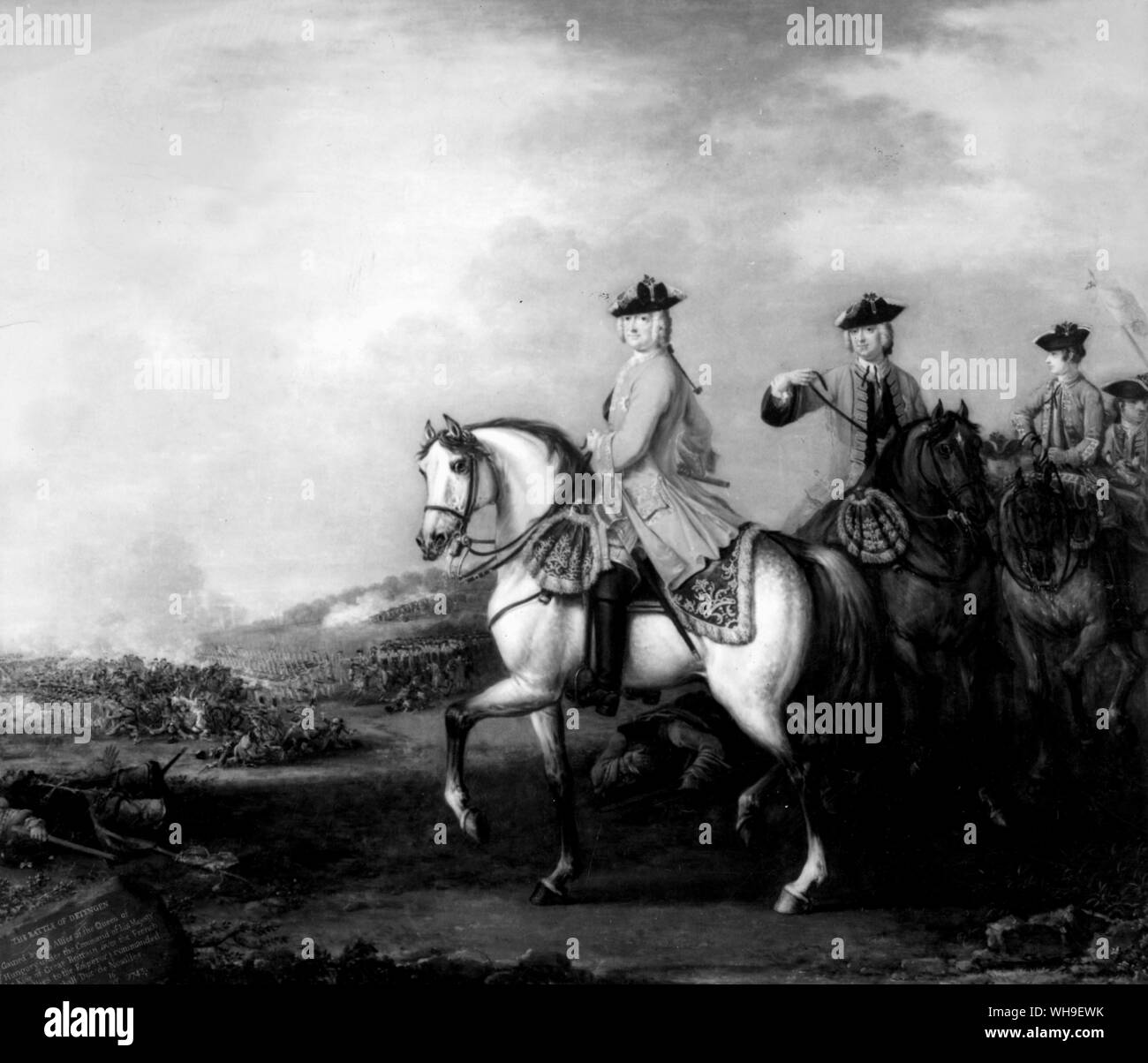 Battle of dettingen 1743 Black and White Stock Photos & Images - Alamy