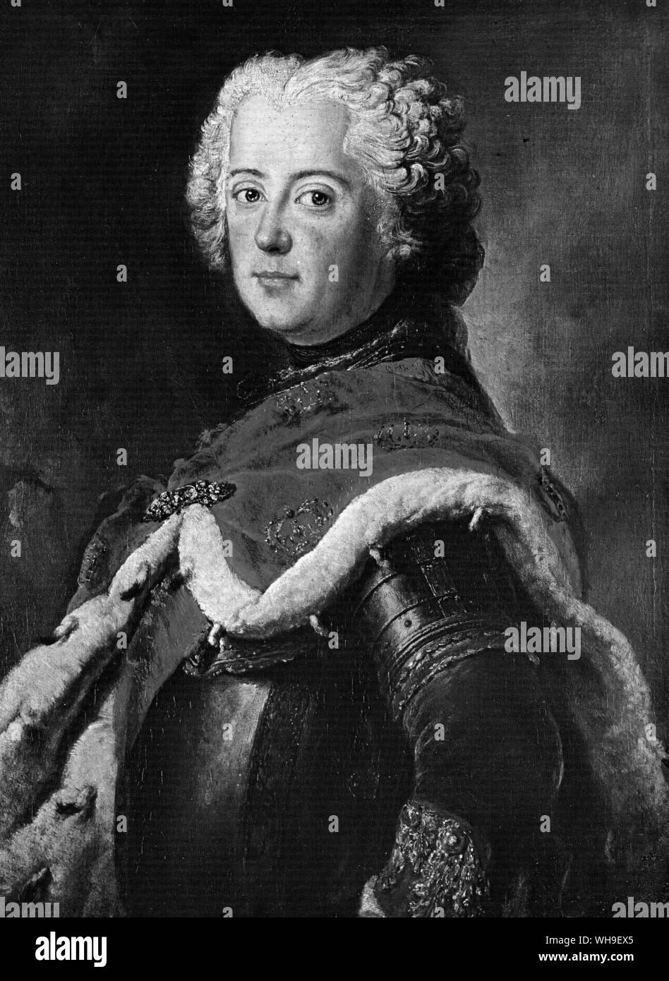 Frederick ii king prussia Black and White Stock Photos & Images - Alamy