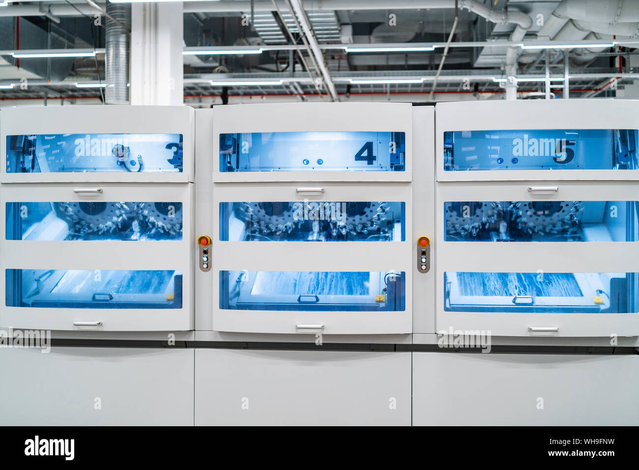 Machinery in a modern factory Stock Photo - Alamy