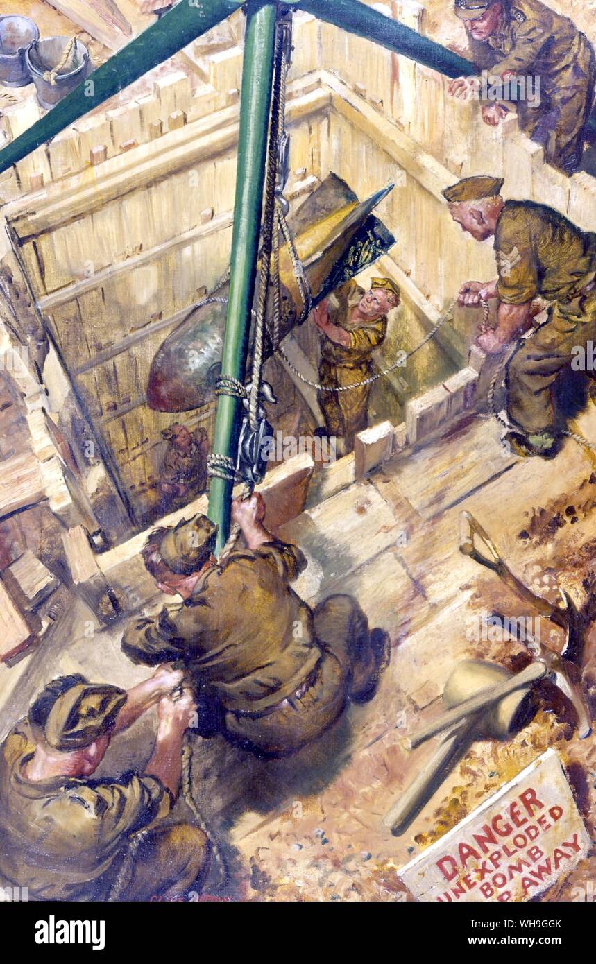 Striking Up a 250 Kilo Bomb Stock Photo - Alamy