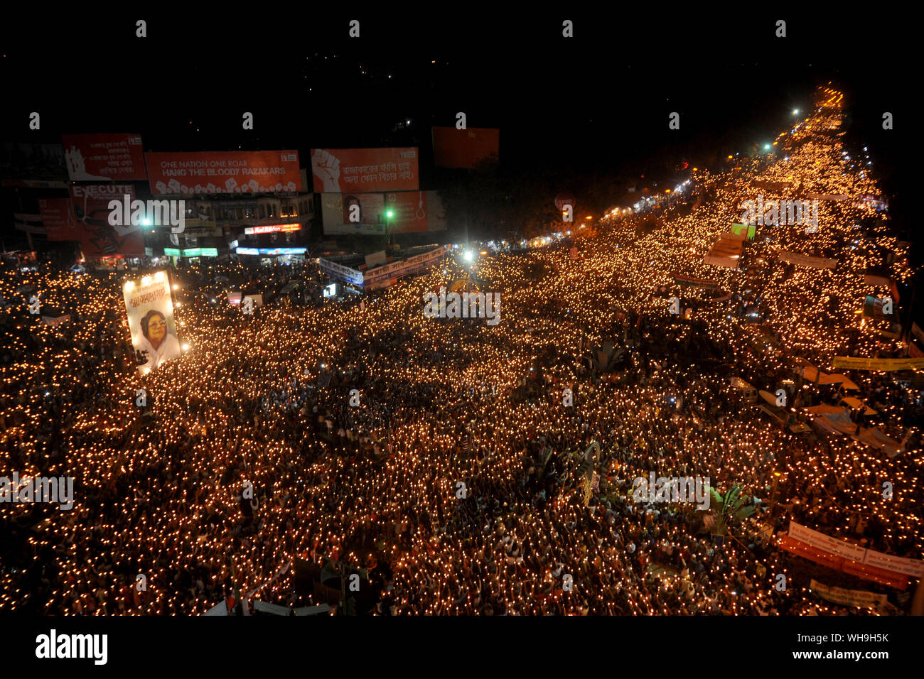 Dhaka, Bangladesh - February 14, 2013: Bangladeshi social activists ...