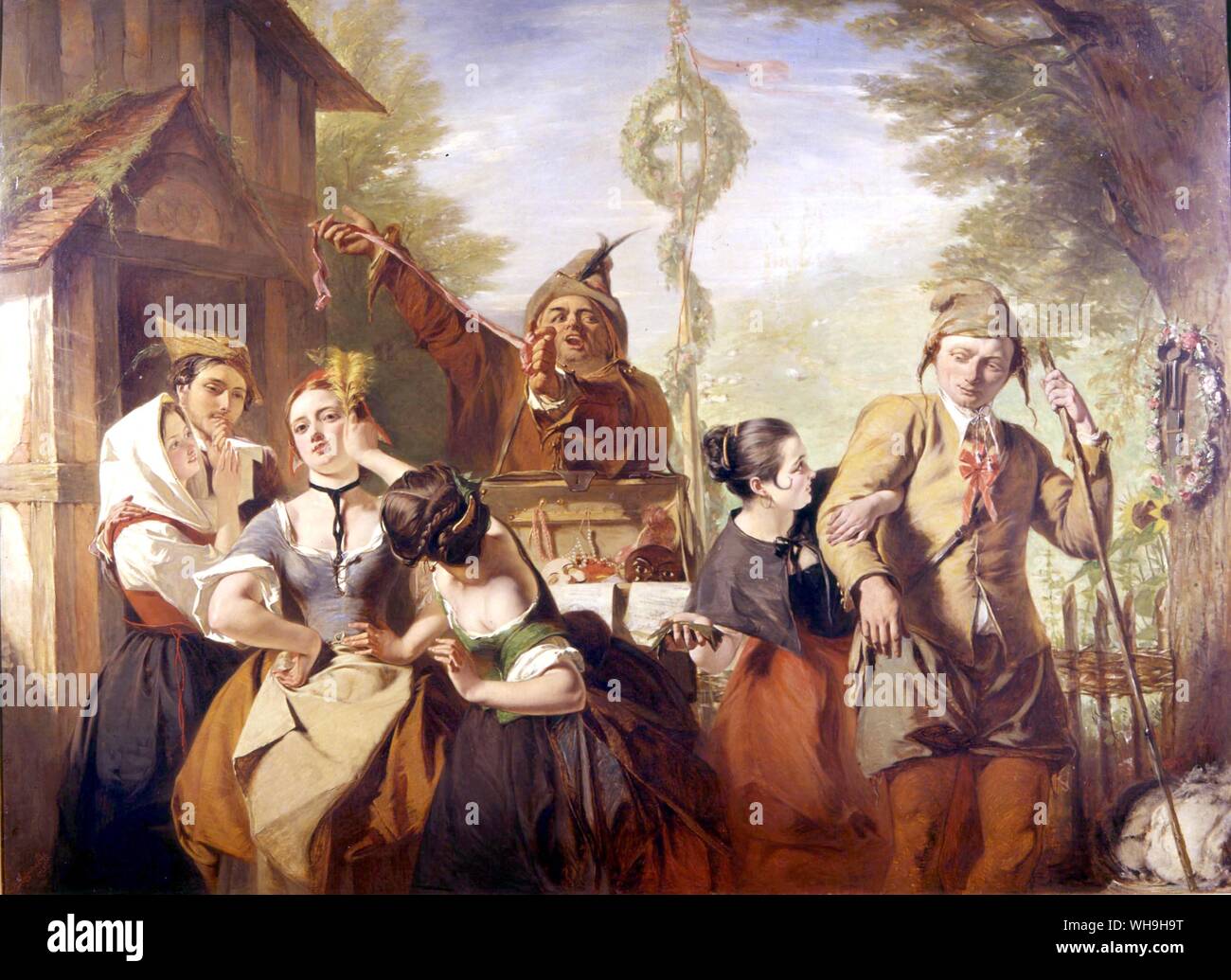 Autolycus by Augustus Egg 1845 Stock Photo - Alamy