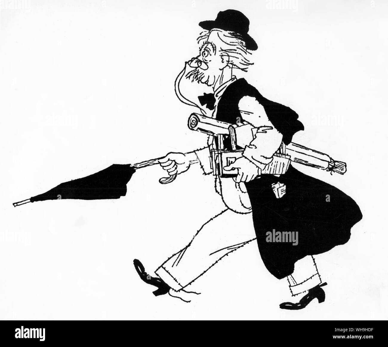 Cartoon of Dr Strabismus Stock Photo - Alamy