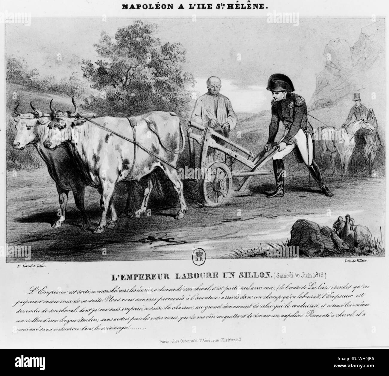 Napoleon Bonaparte (1769-1821), in exile on St Helena Stock Photo - Alamy