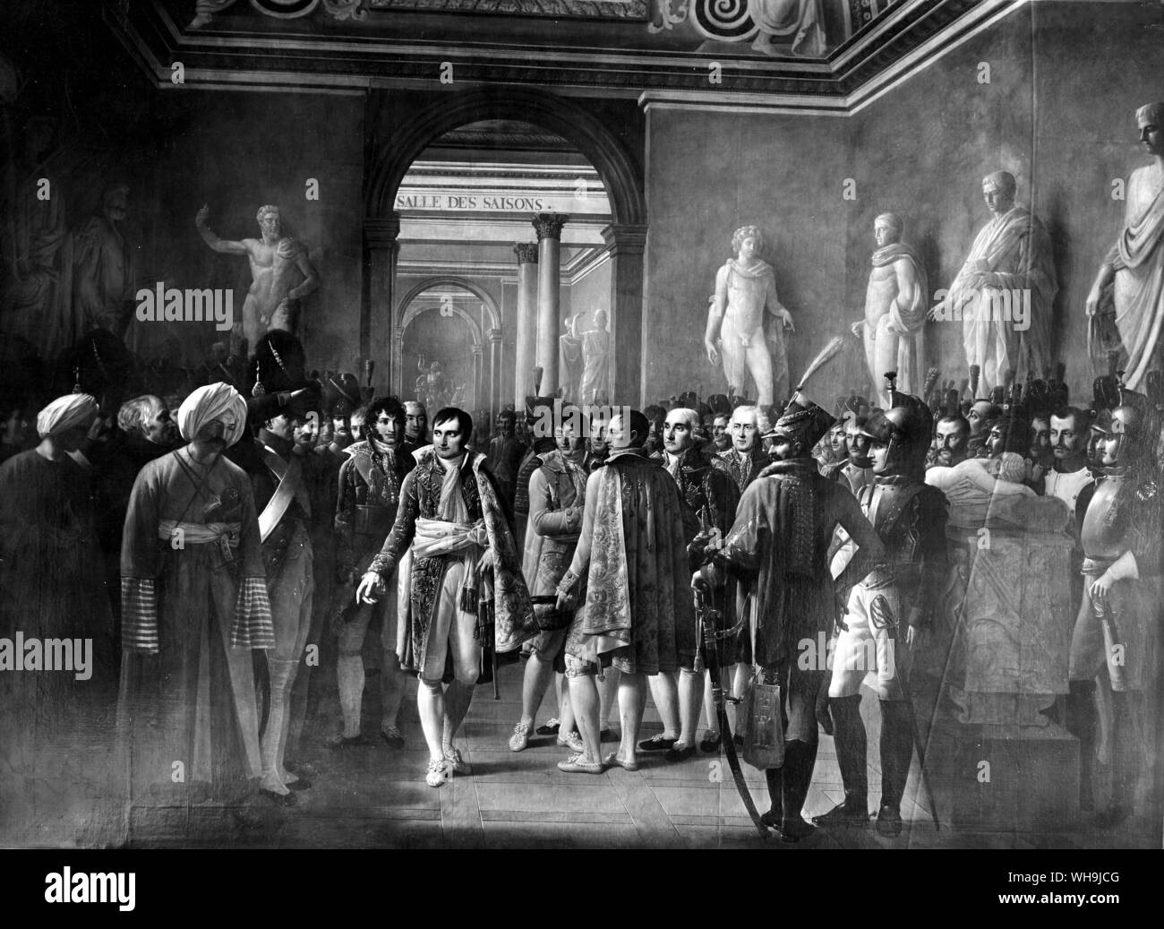 Napoleon of France, 1804. 'Napoleon recoit au Louvre les deputes de l ...