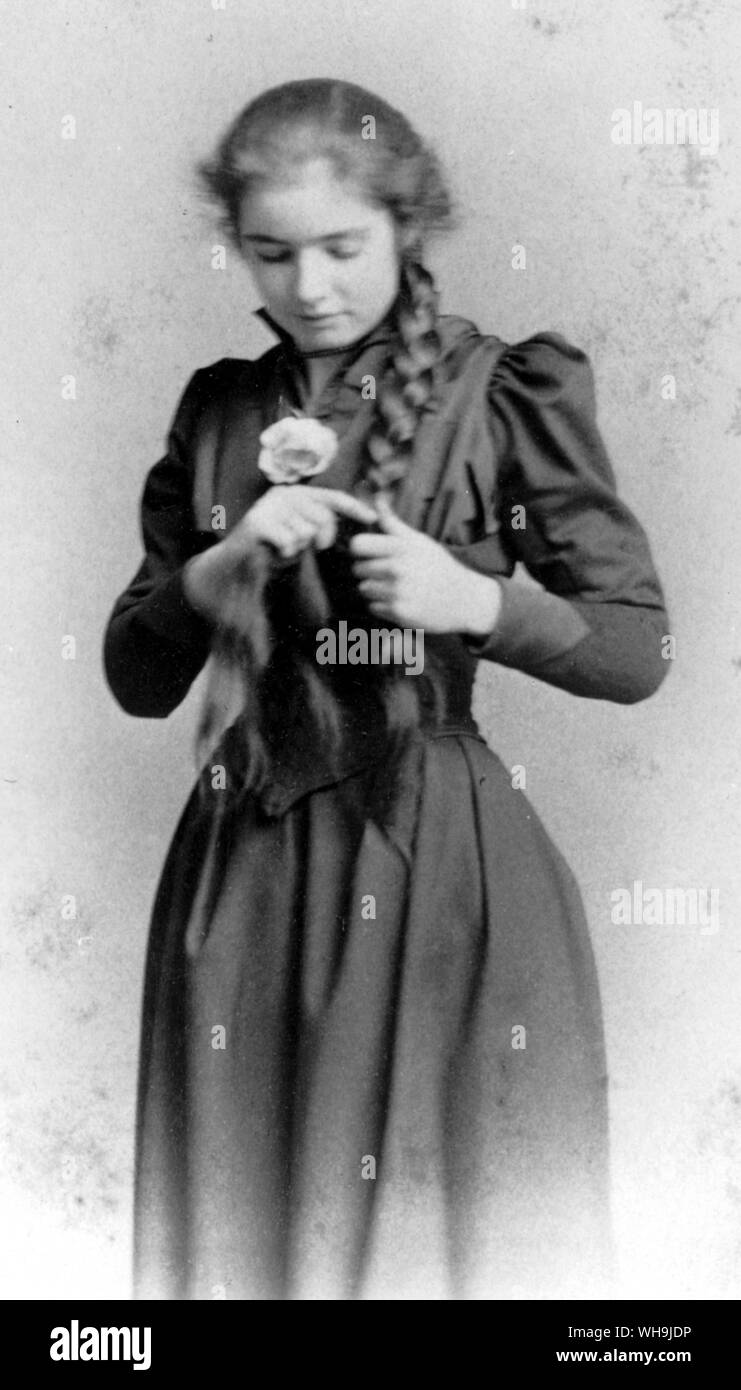 Clara Clemens Mark Twains Daughter Stock Photo - Alamy