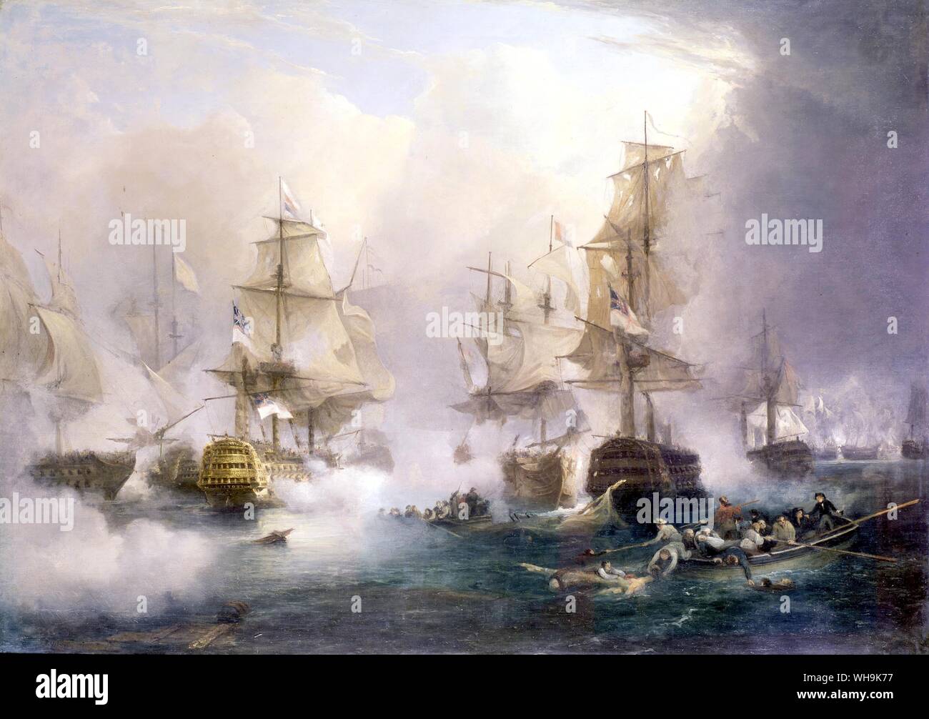 Battle of trafalgar 1805 hi-res stock photography and images - Alamy