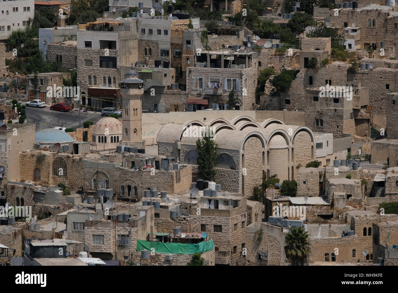 View of the 13th-century Sheikh Ali al-Bakka Mosque (also spelled ...