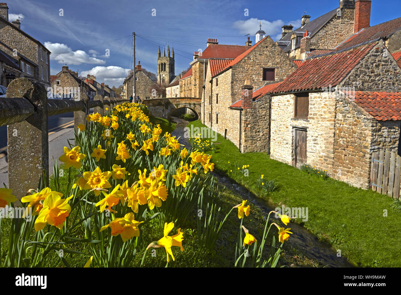 Spring at Helmsley in the North York moors, North Yorkshire, Yorkshire ...