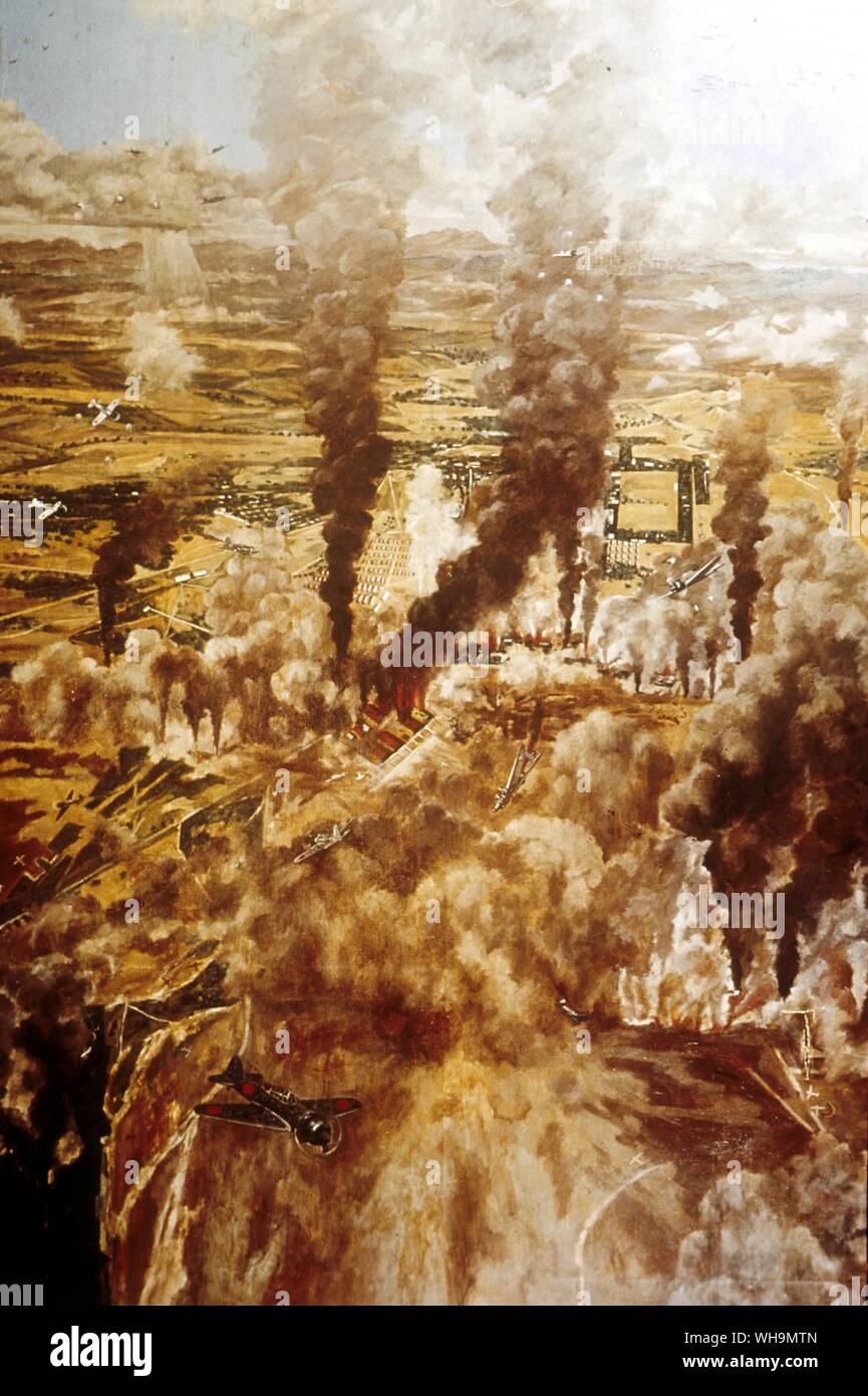 Bombing of Clark Field US Base in Philippines Stock Photo - Alamy