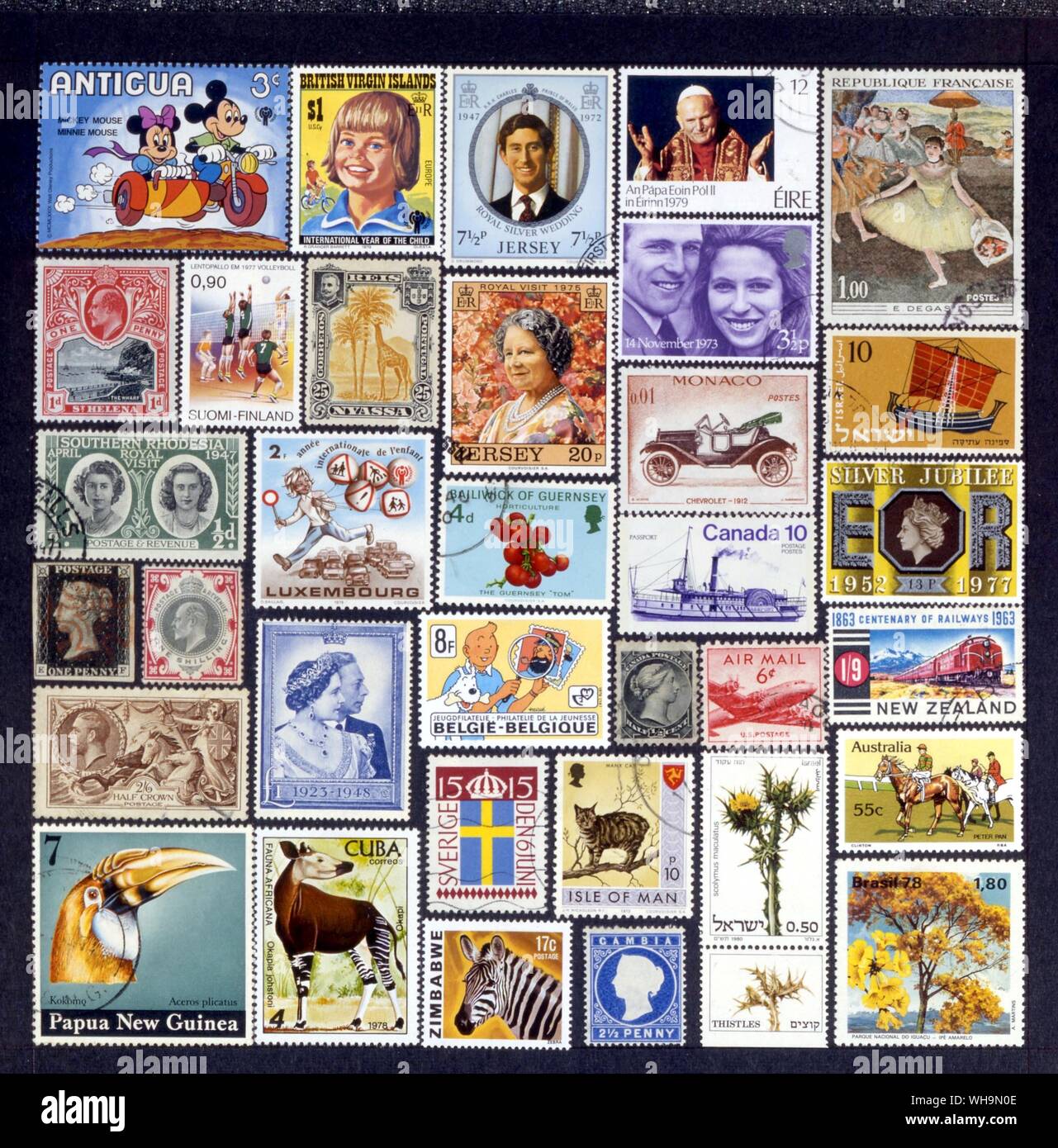 Stamps Cover Editions Stock Photo - Alamy