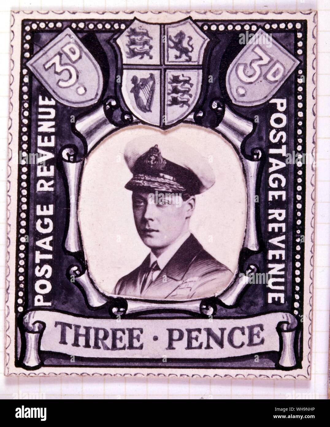 Projected Stamp Issues of King Edward VIII 1937 Stock Photo - Alamy