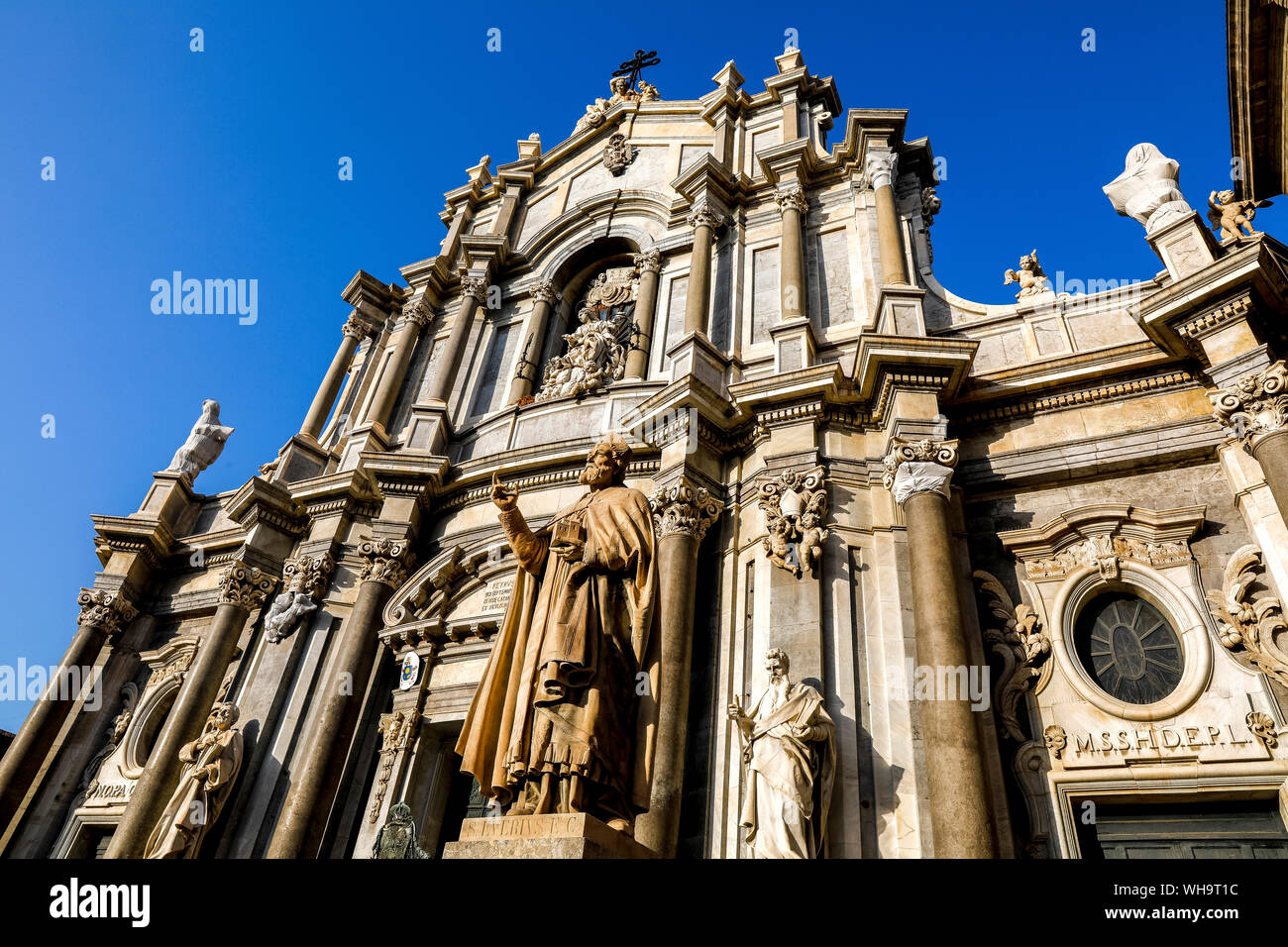 Santa Agata Basilica-Cathedral, Catania, Sicily, Italy, Europe Stock ...