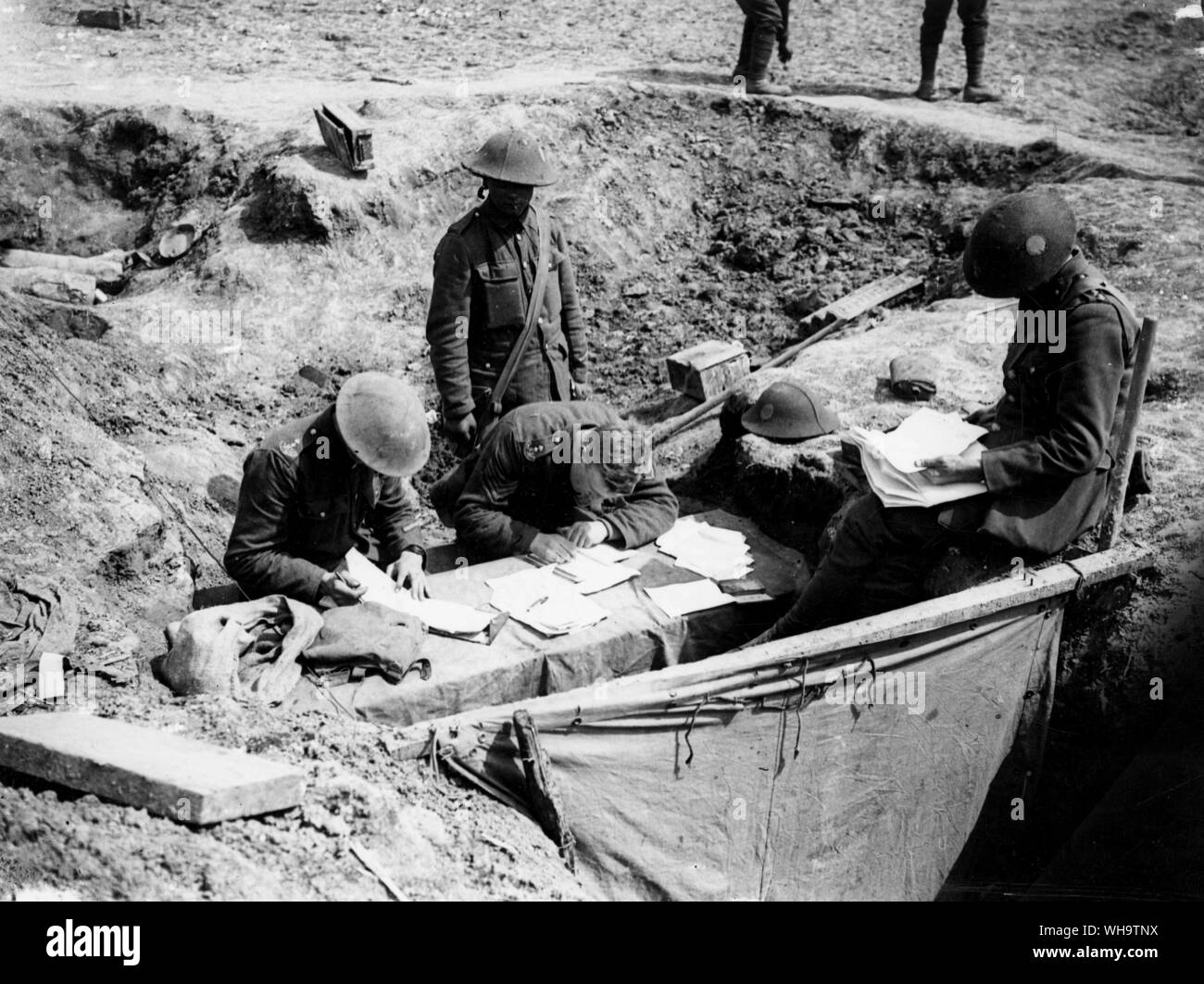 Trench room Black and White Stock Photos & Images - Alamy