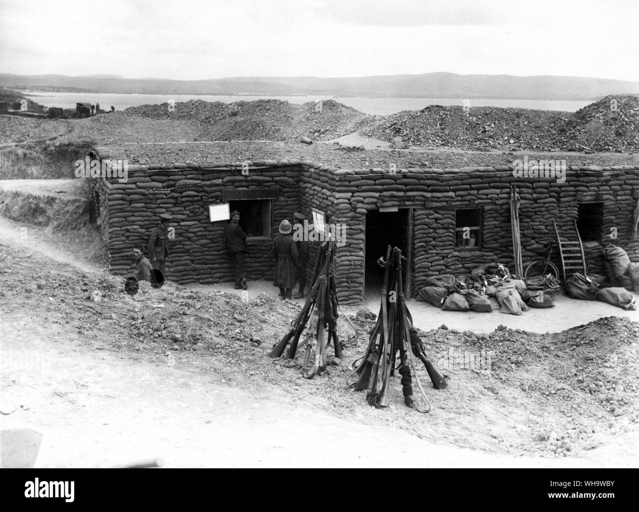 WW1: Army post office, Surla Stock Photo - Alamy
