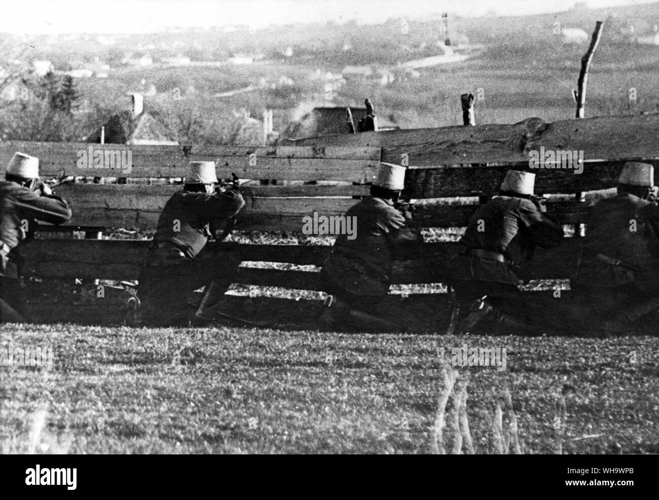 WW1/ Cavalry-men in an infantry fight. Hungary Stock Photo - Alamy