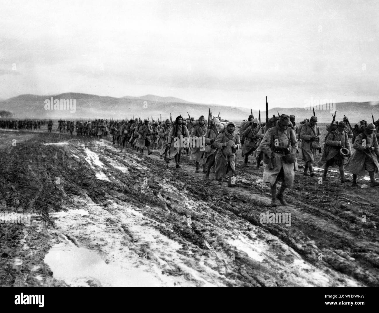 French infantry ww1 hi-res stock photography and images - Alamy