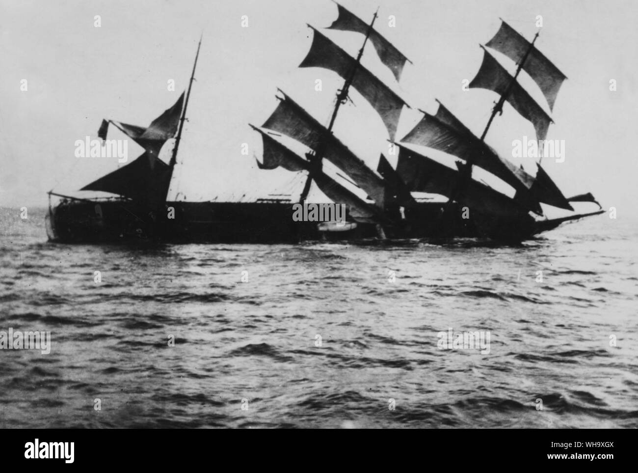 Sinking Sailing Ship