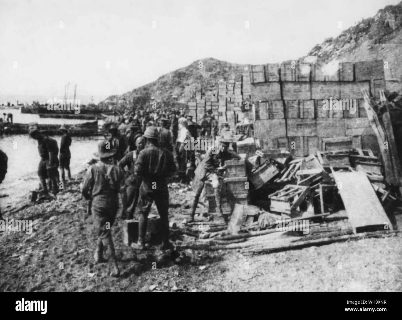 Gallipoli beach ww1 Black and White Stock Photos & Images - Alamy