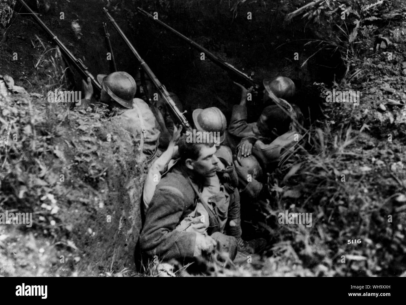 Italian troops trenches sul montello hi-res stock photography and ...