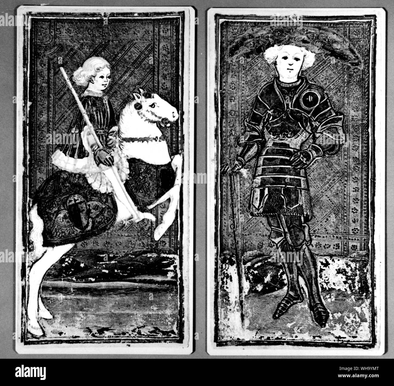 Knight of Batons. Italian 15th century Stock Photo - Alamy