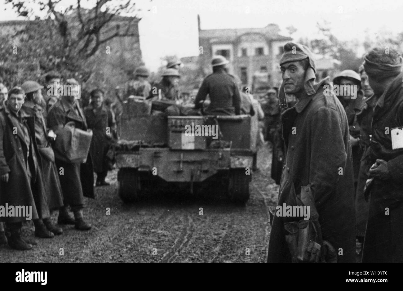WW2: Fifth Army front; Hard weather battle on Mt. Camino, Nov. 1943 ...