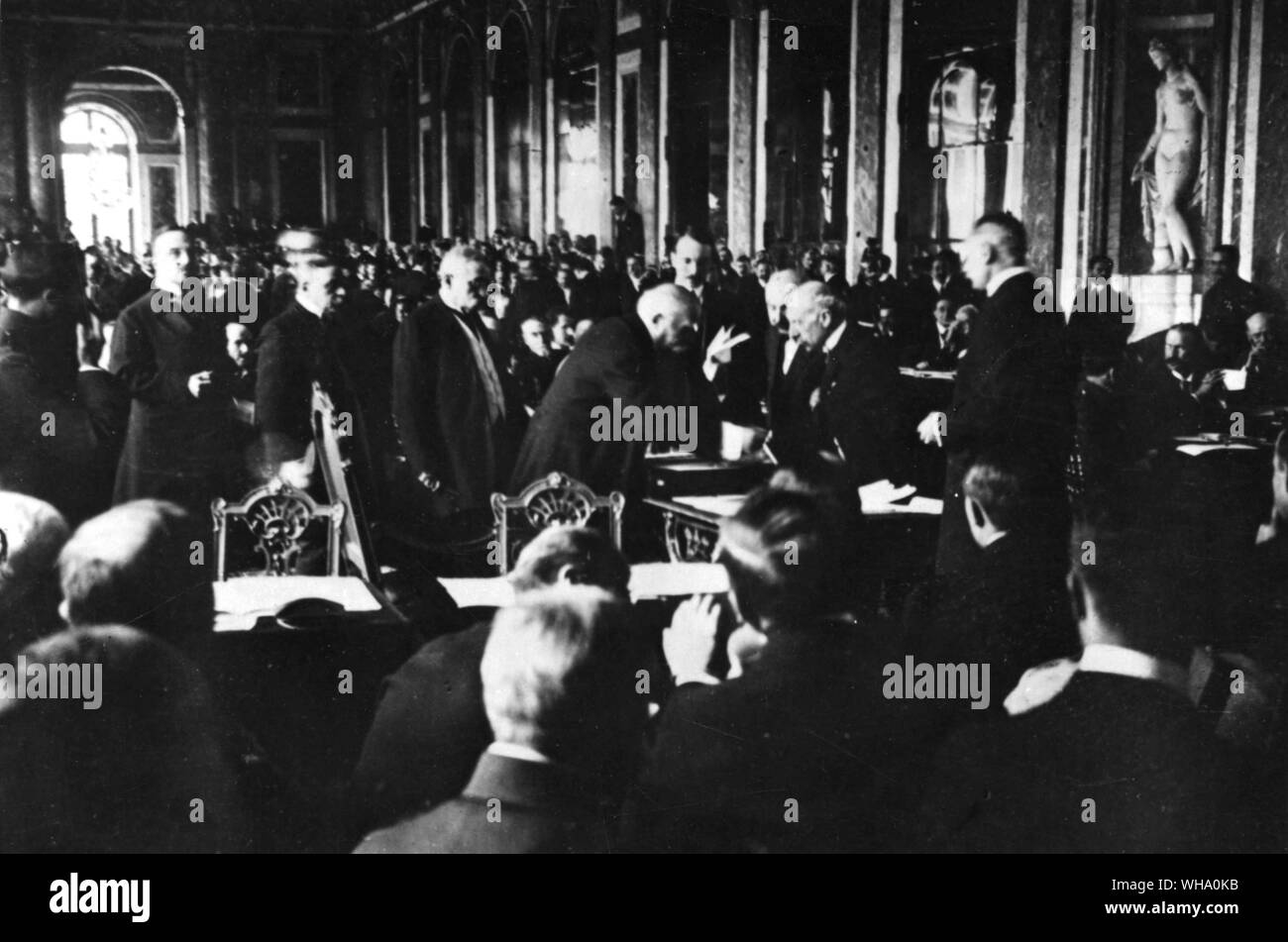 The treaty of versailles hi-res stock photography and images - Alamy