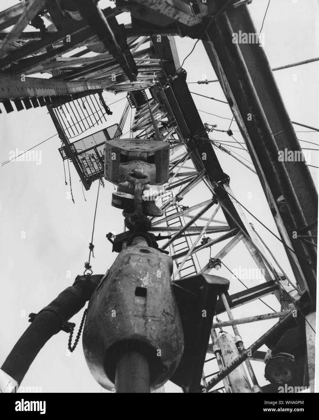 Libya, Africa: Drilling rig column Stock Photo - Alamy