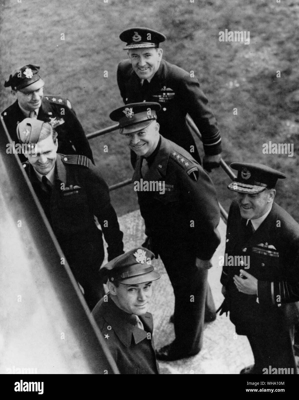 WW2: Generals Brereton, Eisenhower, Coningham, Vandenberg and Leigh ...