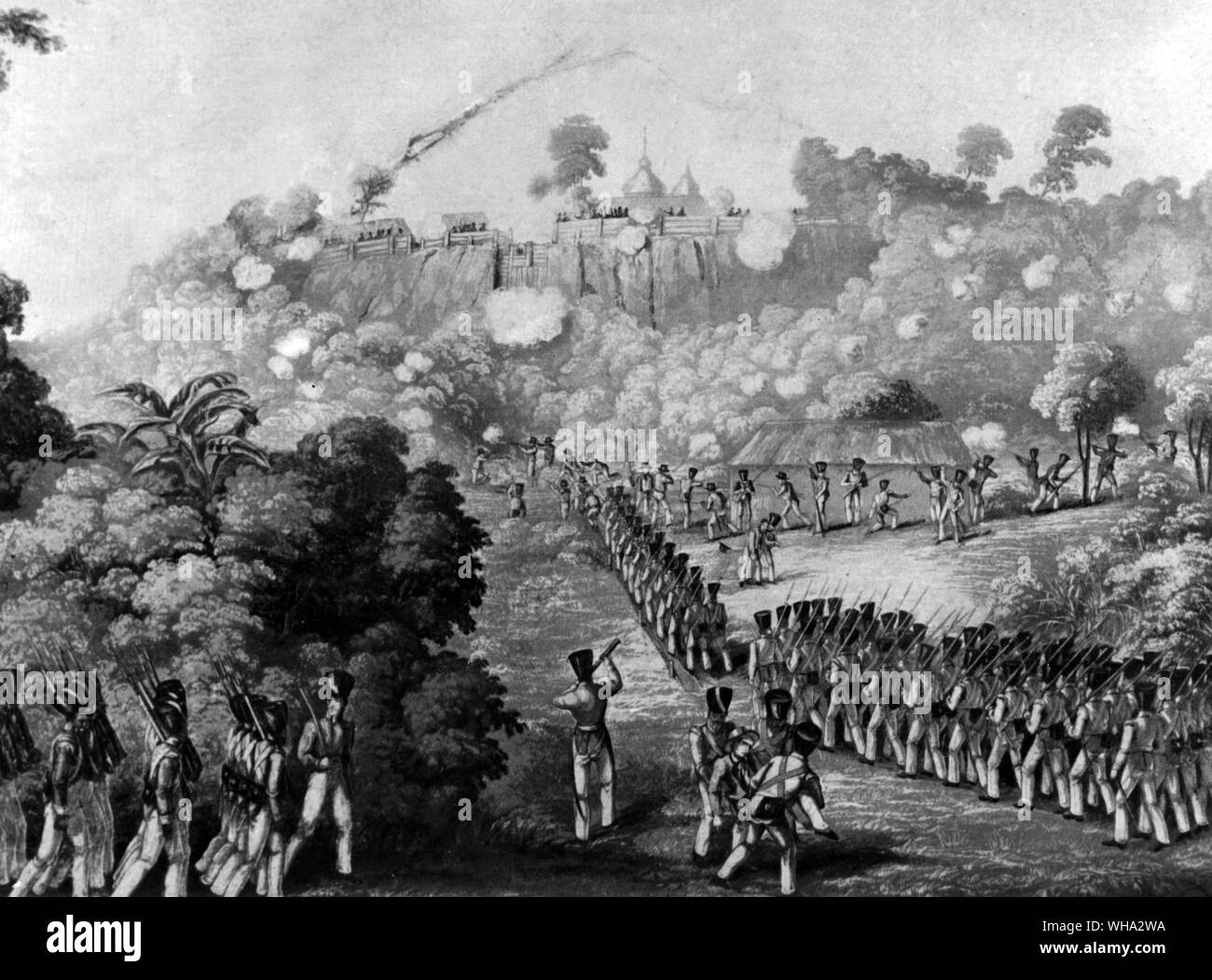 First Burma War. Storming of the Fort by a combined force of . sailors ...