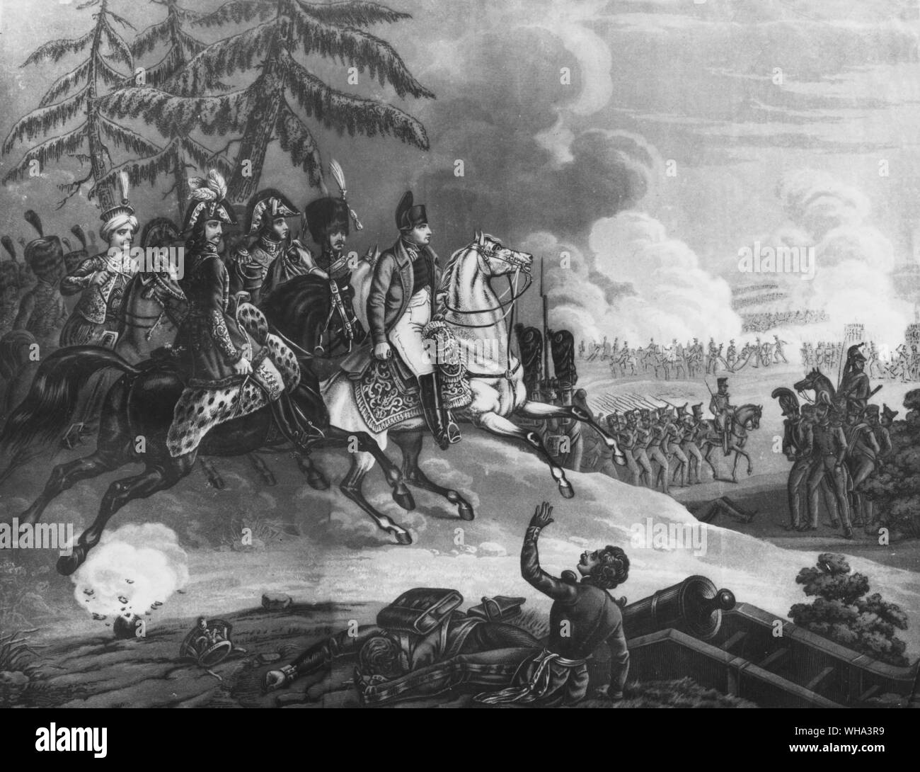 Bataille de la Moscowa. 7th September 1812. Russian campaign Stock ...