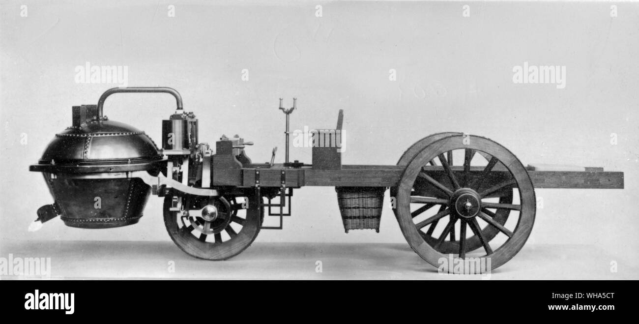Cugnot's Steam Engine of 1770 Stock Photo - Alamy