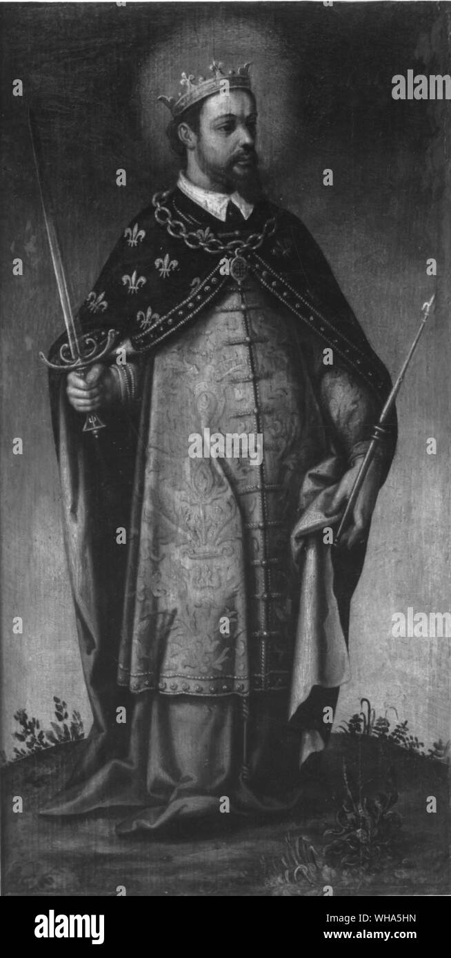 St Louis King of France Stock Photo - Alamy