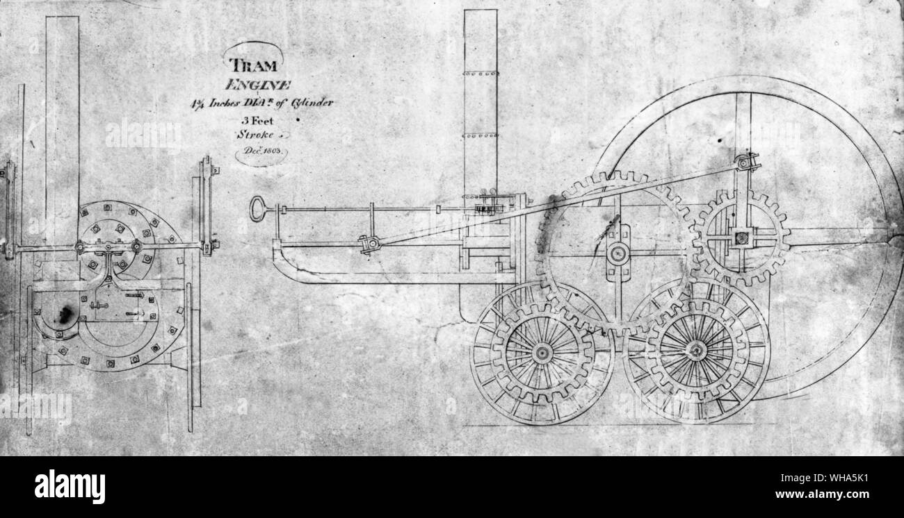 Steam engine drawing hi-res stock photography and images - Alamy