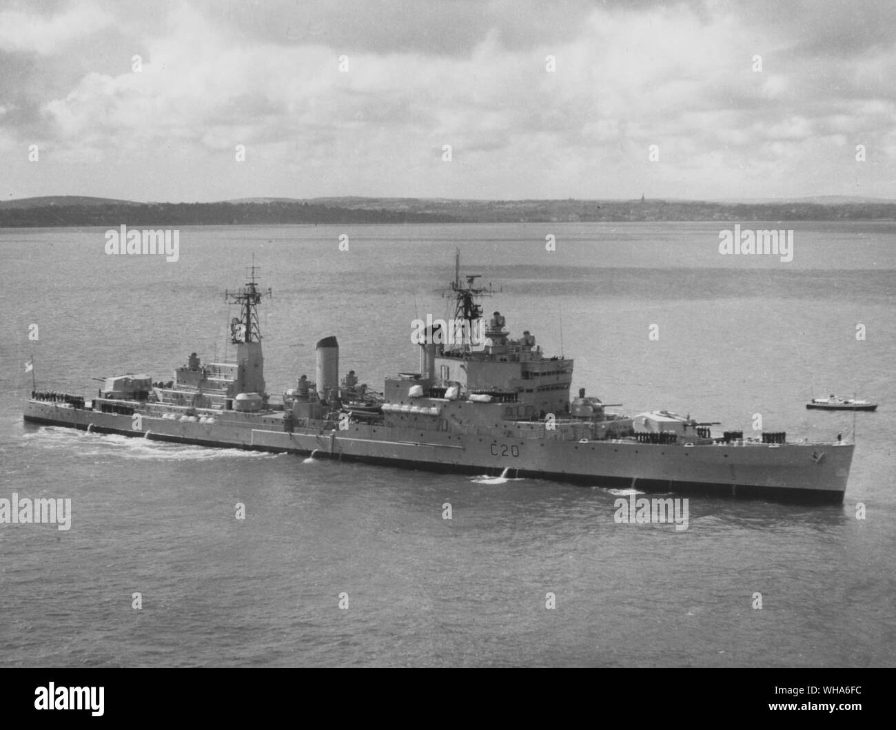 HMS Tiger . Cruiser Stock Photo - Alamy