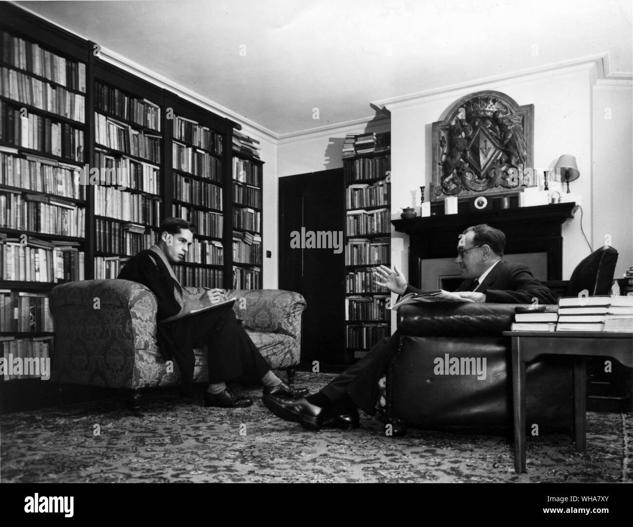 A tutorial at Oxford University Stock Photo - Alamy