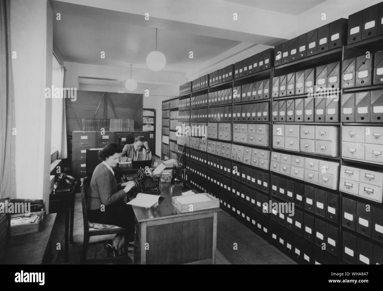 Library and Information Bureau Stock Photo - Alamy