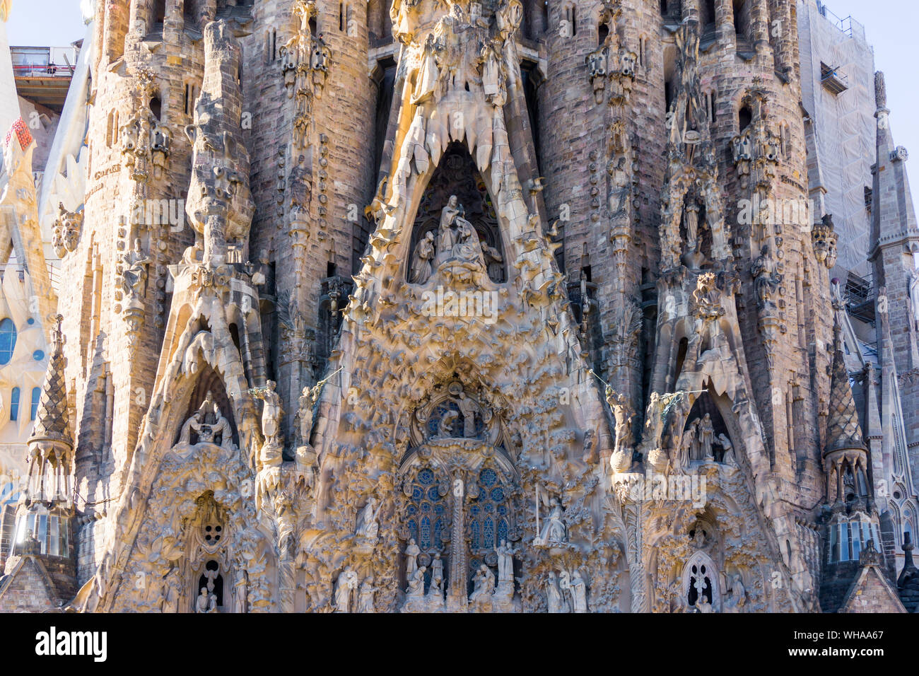Sagrada Familia Feature High Resolution Stock Photography and Images ...