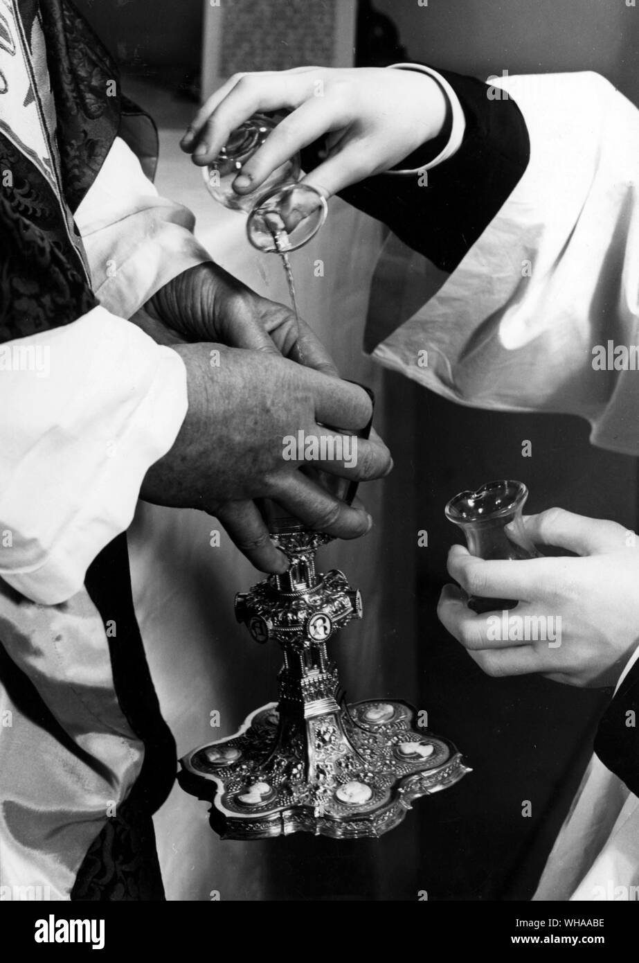 Religion . Catholic Rites. Mass Stock Photo - Alamy