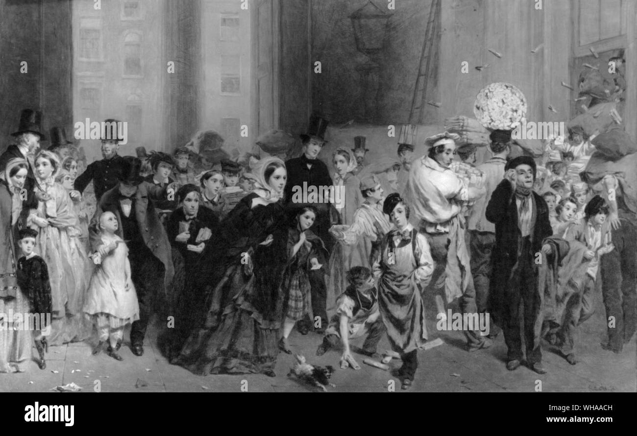 George elgar hicks Black and White Stock Photos & Images - Alamy