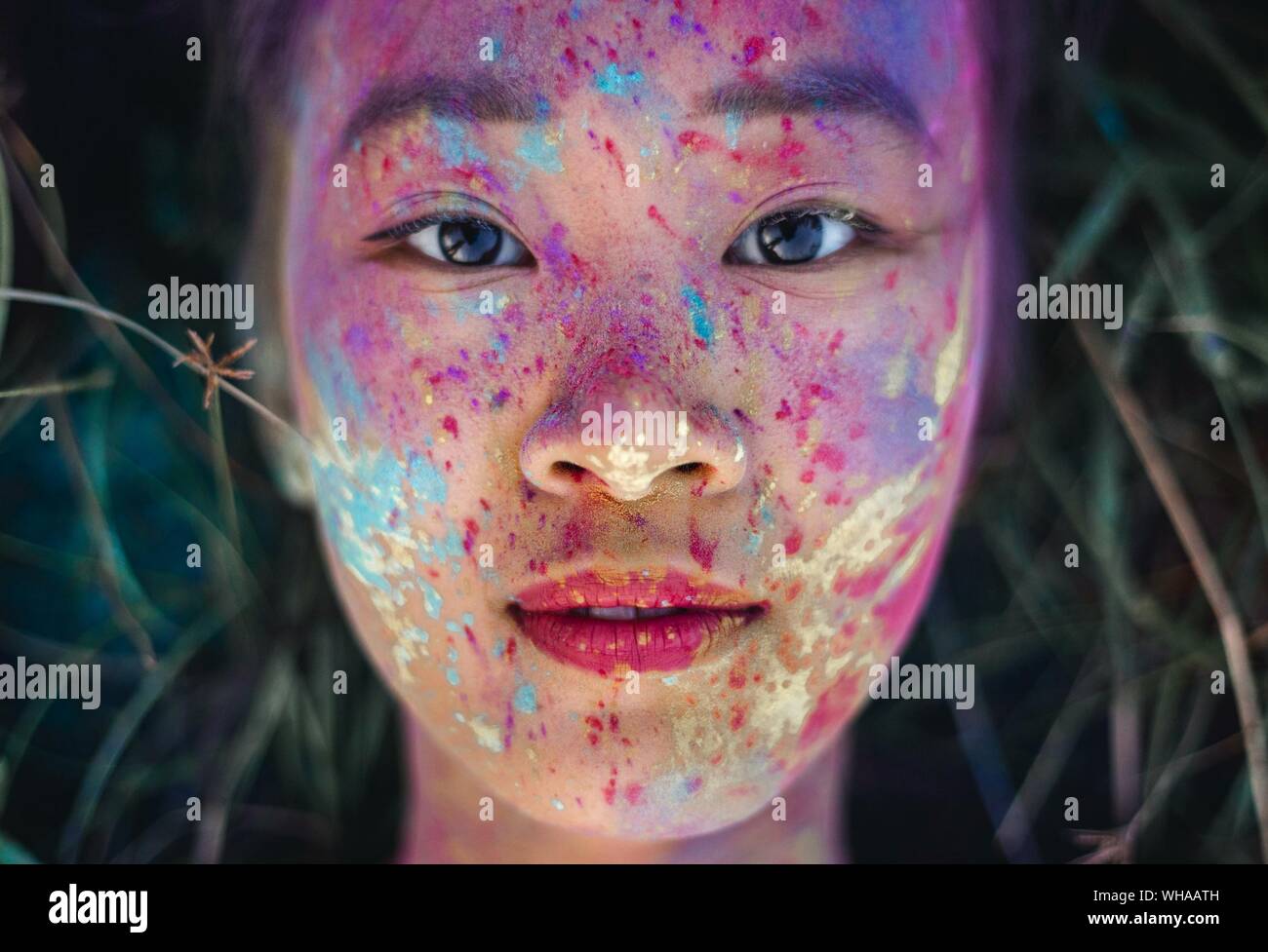 Splattered face hi-res stock photography and images - Alamy