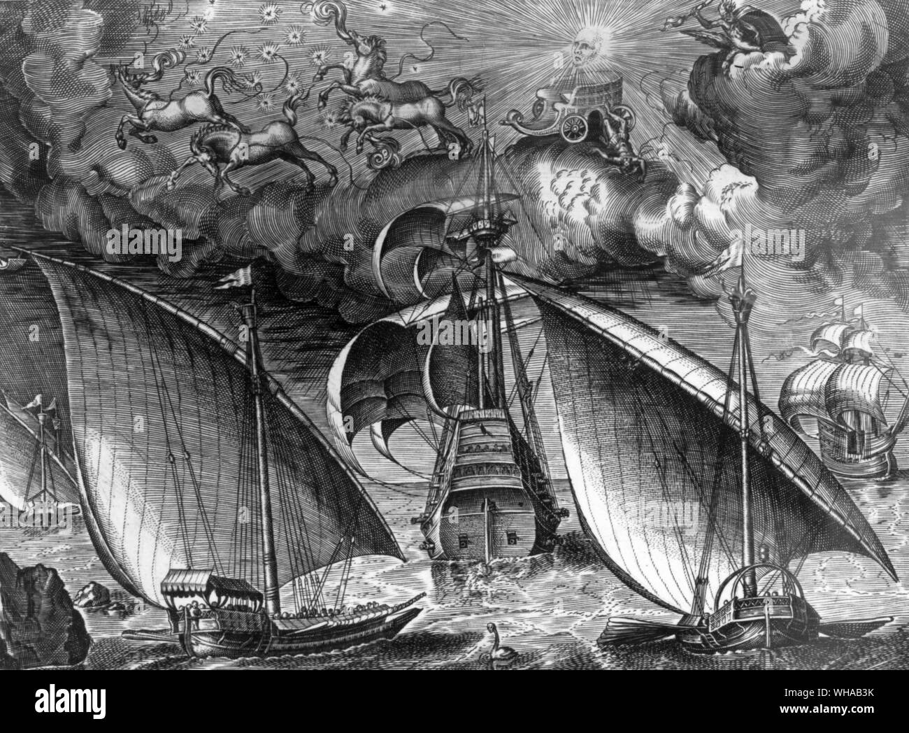 The Fall of Phaeton by Breughel Stock Photo - Alamy