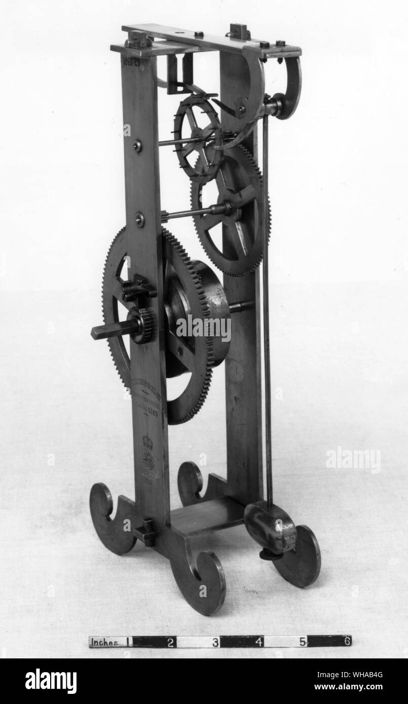 Model showing Galileo's application of the pendulum Stock Photo - Alamy