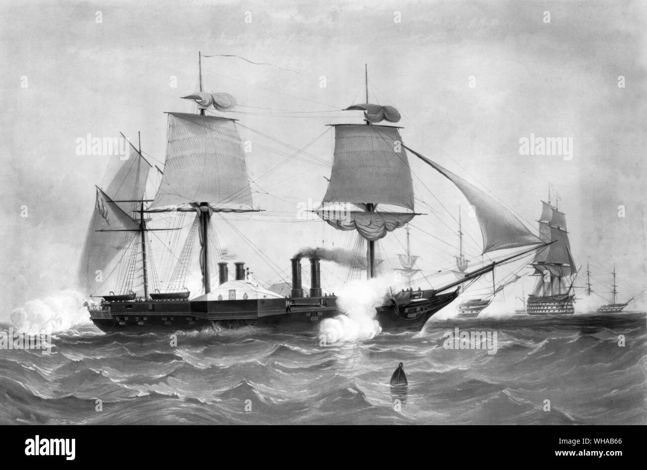 Steam frigate hi-res stock photography and images - Alamy