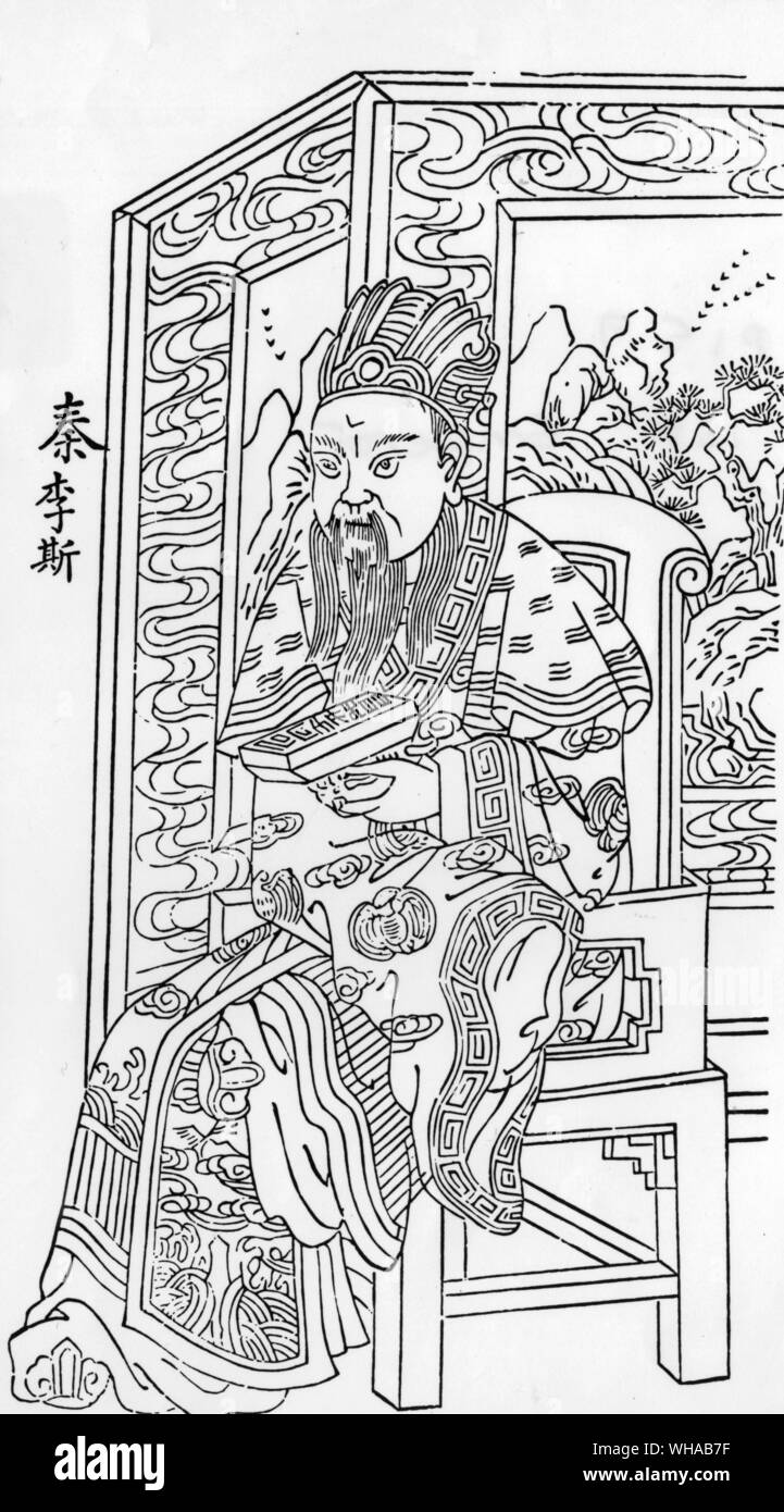 Li Ssu Ch'in Shih Huang-ti's chief adviser Stock Photo - Alamy