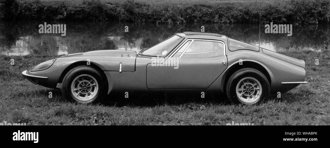 1968 Marcos Coupe with Ford V-6 engine Stock Photo - Alamy