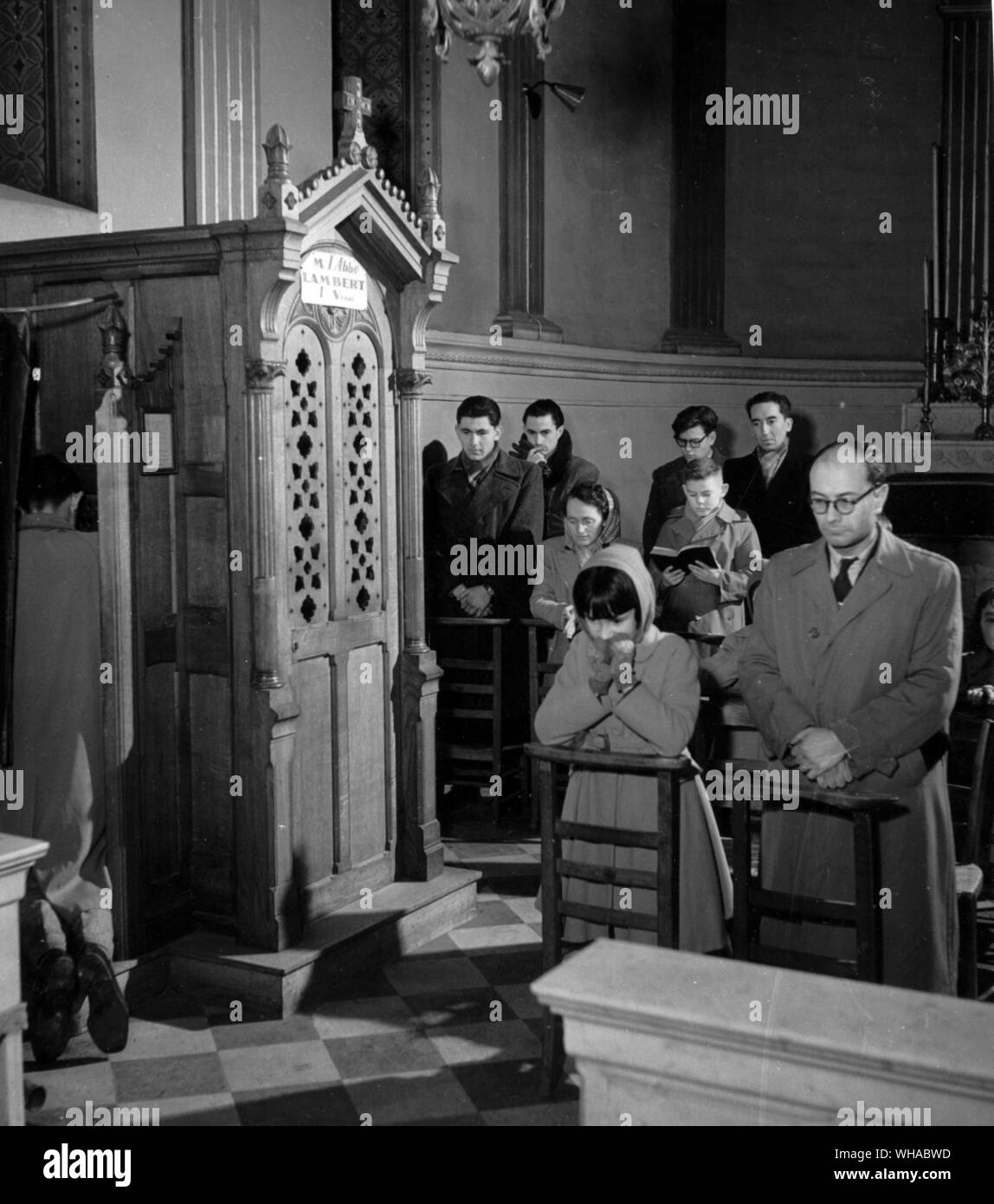 Faith confession Black and White Stock Photos & Images - Alamy