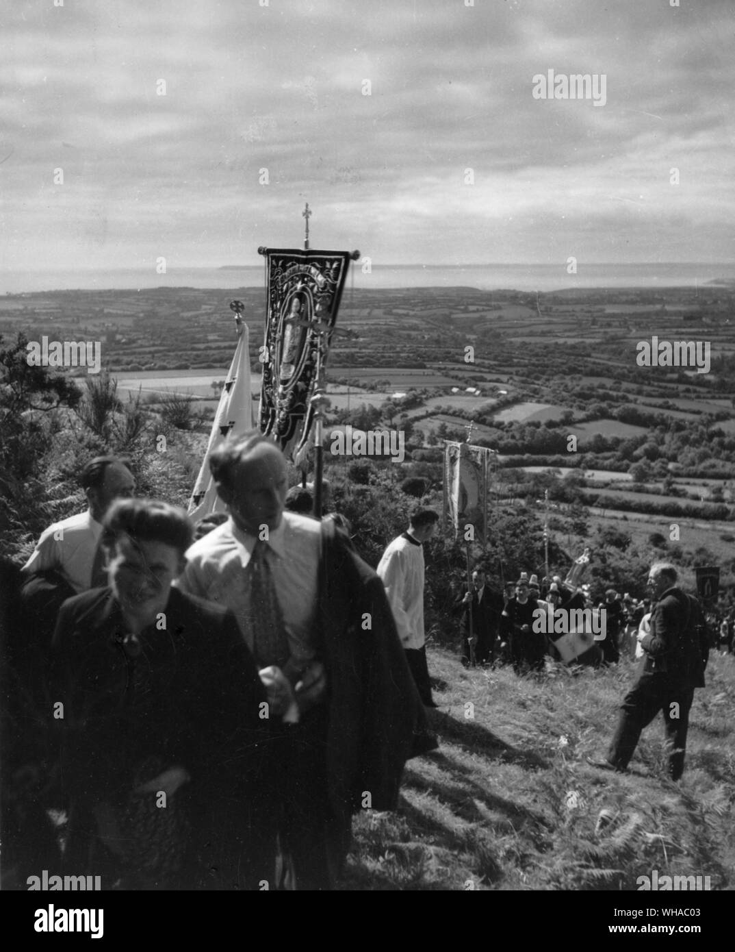 A Rogation Day procession through the fields Stock Photo - Alamy